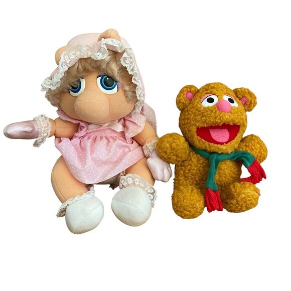 Hasbro | Toys | Vtg 8s Muppet Babies Miss Piggy Plush Doll Hasbro ...